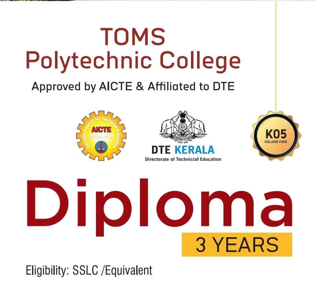 Diploma Courses - Toms College of Engineering, Kottayam